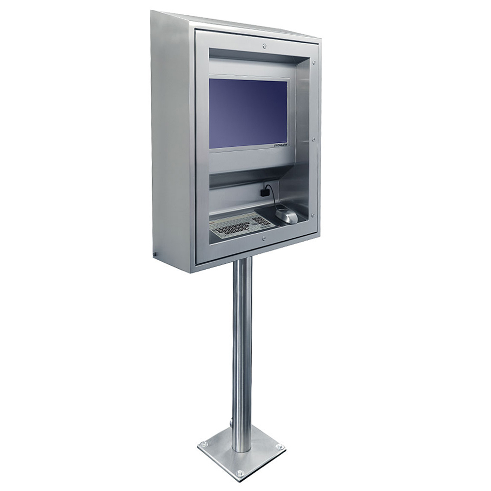 Pedestal Station - Strongarm | Industrial Displays, Mounting Arms ...