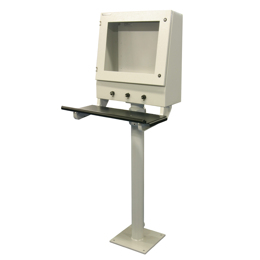 Pedestal Station - Strongarm | Industrial Displays, Mounting Arms, Computer Enclosures
